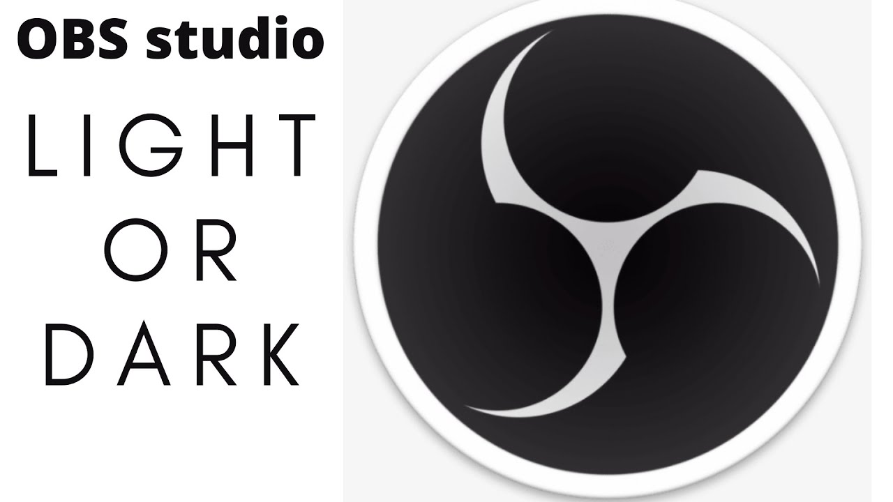 OBS Studio How to use the Dark or Light or others themes - YouTube