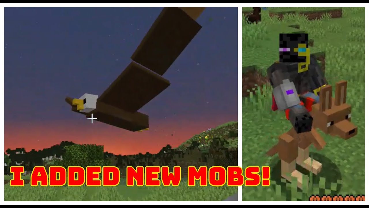 WALLABIES AND BALD EAGLES IN MINECRAFT - More Mobs resource pack ...