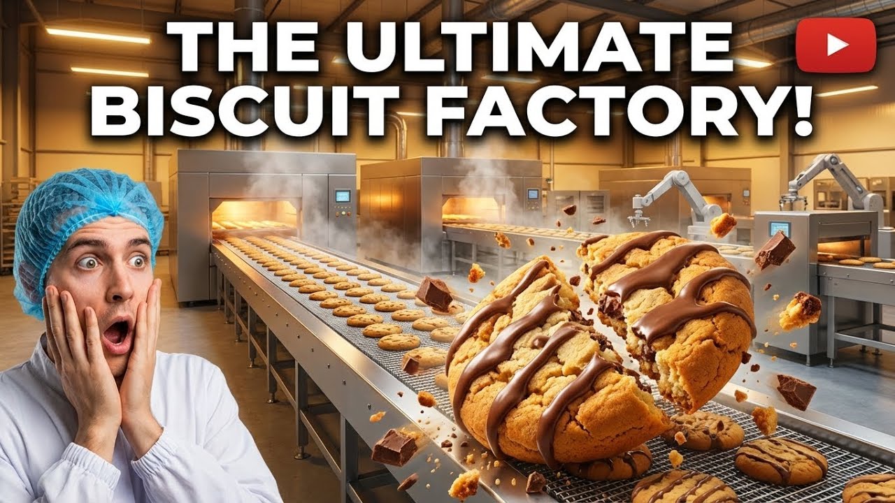 Inside the Biscuit Factory – Full Process of How Biscuits Are Made ...