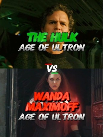 The Hulk vs Wanda Maximoff (Age of Ultron) #avengersageofultron #hulk # ...
