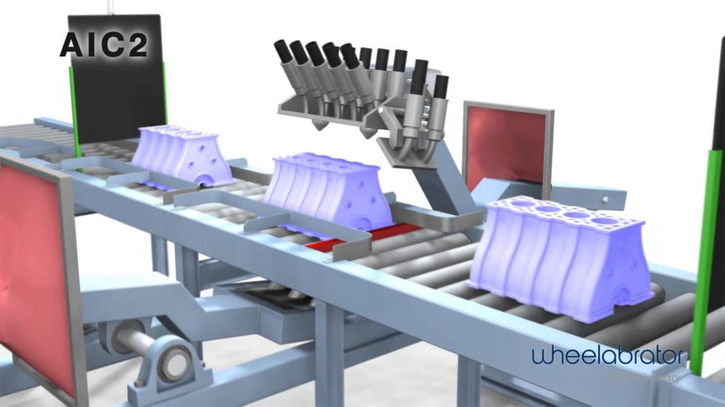 Wheelabrator Advanced Internal Cleaning Machine - YouTube