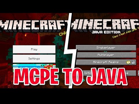 Minecraft but mcpe to java subscribe for more thank for watching - YouTube