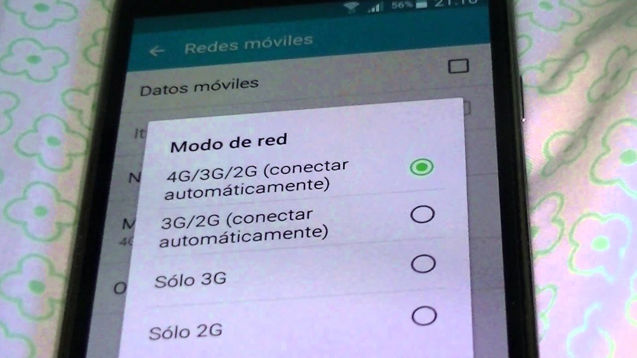 Cambiar red de datos de 4g a 3g en móviles y tablets android. PROBLEMAS ...