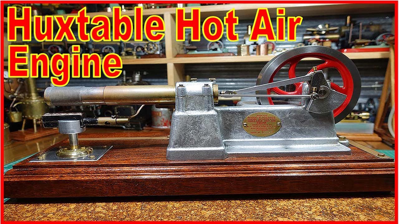 Stirling Engine Huxtable Hot Air Australian Made - YouTube