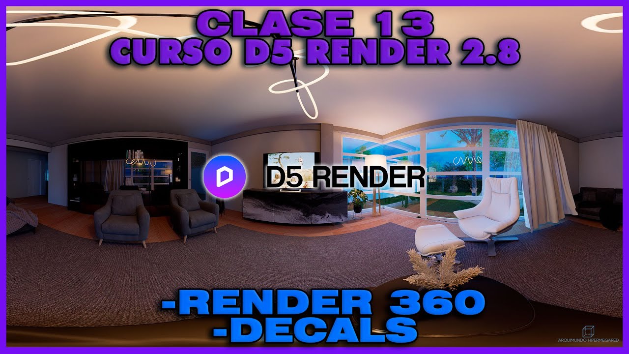 CLASE 13 | RENDER 360 Y DECALS | CURSO D5 RENDER 2.8 | 20 ASSETS GRATIS ...