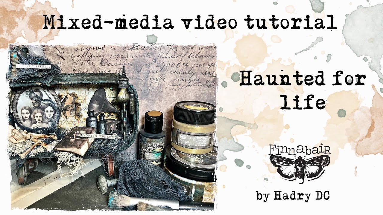 Haunted for life - Altered Can by @HadryDCMixedMedia - YouTube