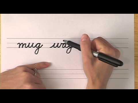 How To Write in Cursive // Lesson 11 // A complete Course // FREE ...