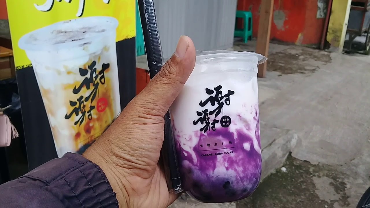 XIE XIE CARAMEL BOBA SUGAR || INDONESIA STREET FOOD - YouTube