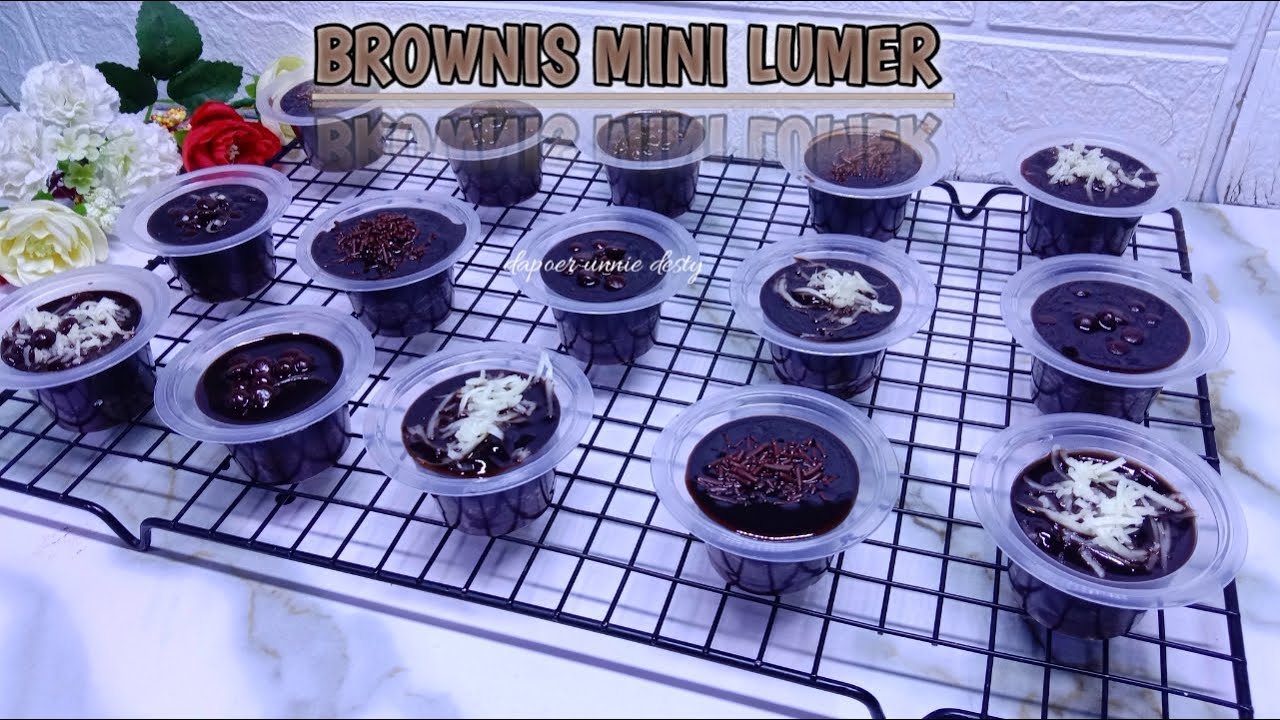 RESEP BROWNIS MINI LUMER || IDE JUALAN EKONOMIS BANJIR ORDERAN!! - YouTube