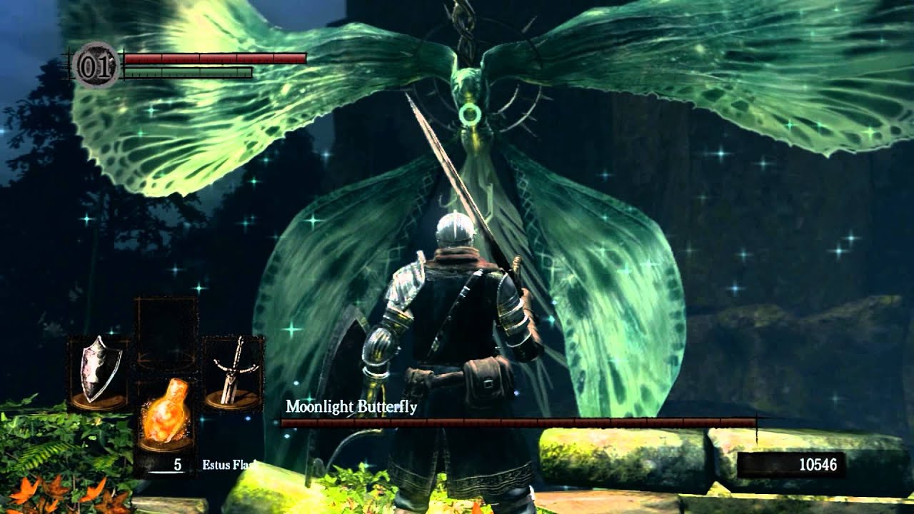 Dark Souls - Boss - How to - Moonlight Butterfly - YouTube