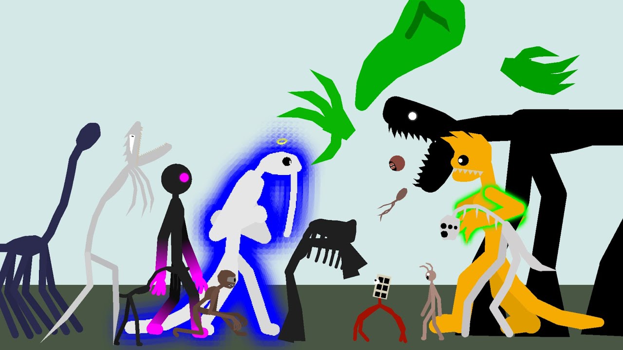 My Giant Stick Figures made by me - YouTube