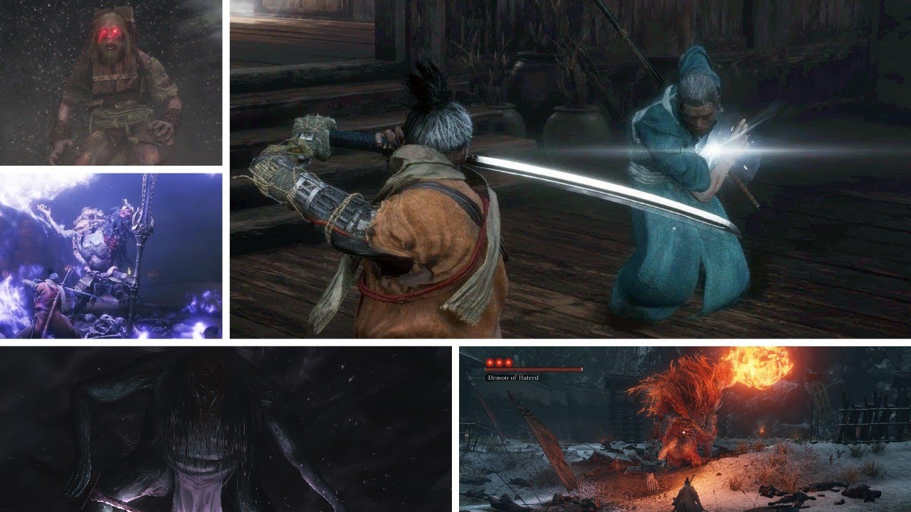 The mini bosses and the demon of hatred (Sekiro Shadows Die Twice) ep18 ...