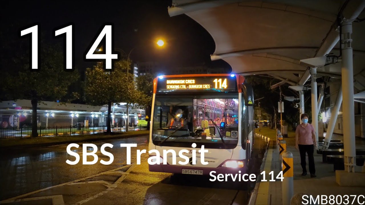 SBS Transit Bus Service 114 (First Day of new service, First Bus) - YouTube