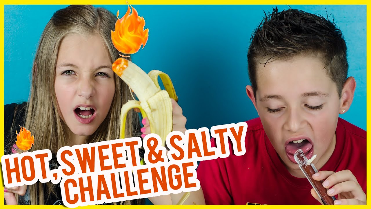 HOT, SWEET AND SALTY CHALLENGE! EXTREME FOOD TASTE TEST GROSS FOOD ...