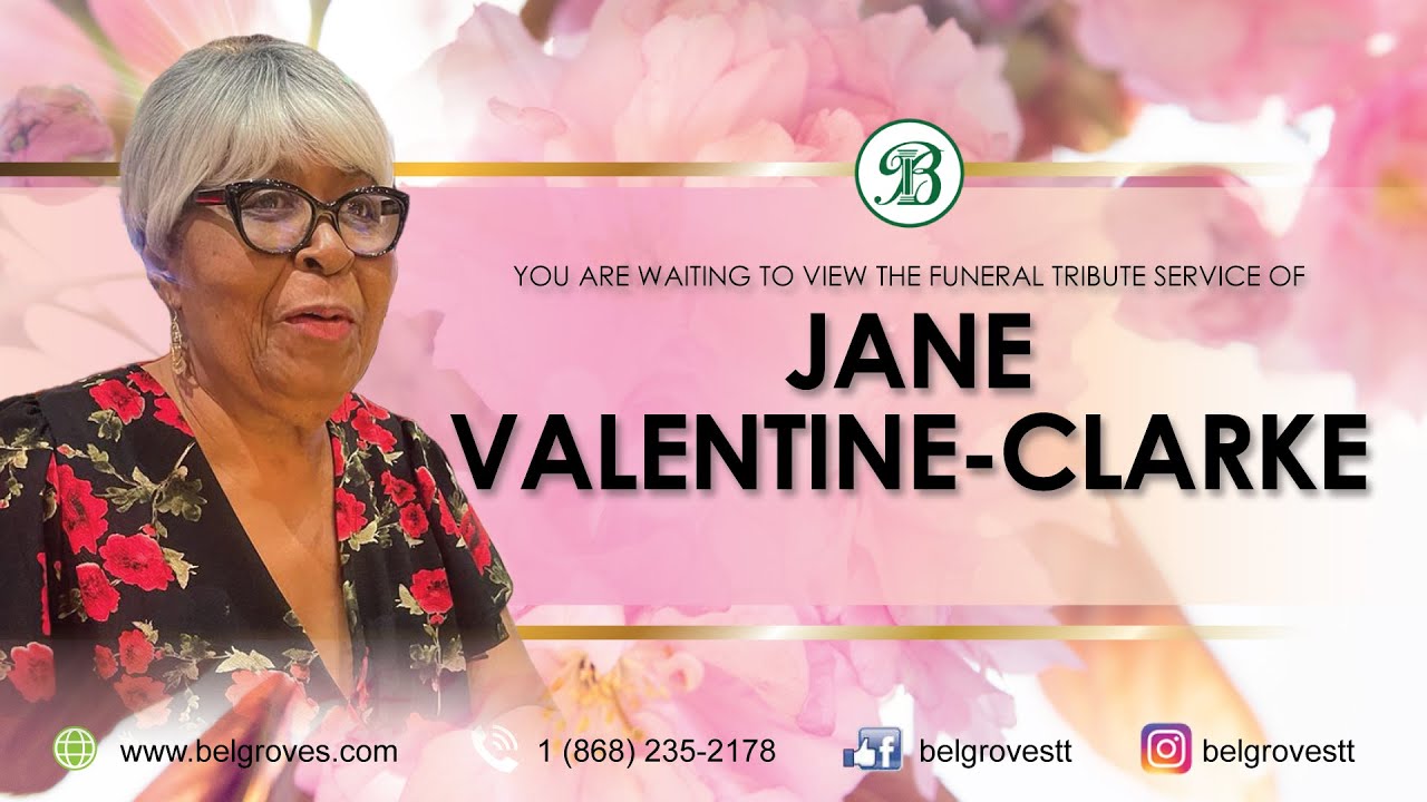 Jane Valentine Clarke Tribute Service - YouTube