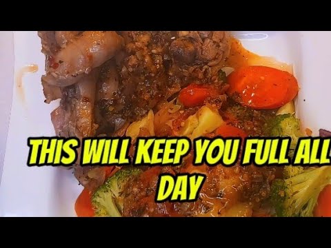 DINNER RECIPE TO KEEP YOU FULL ALL DAY - YouTube