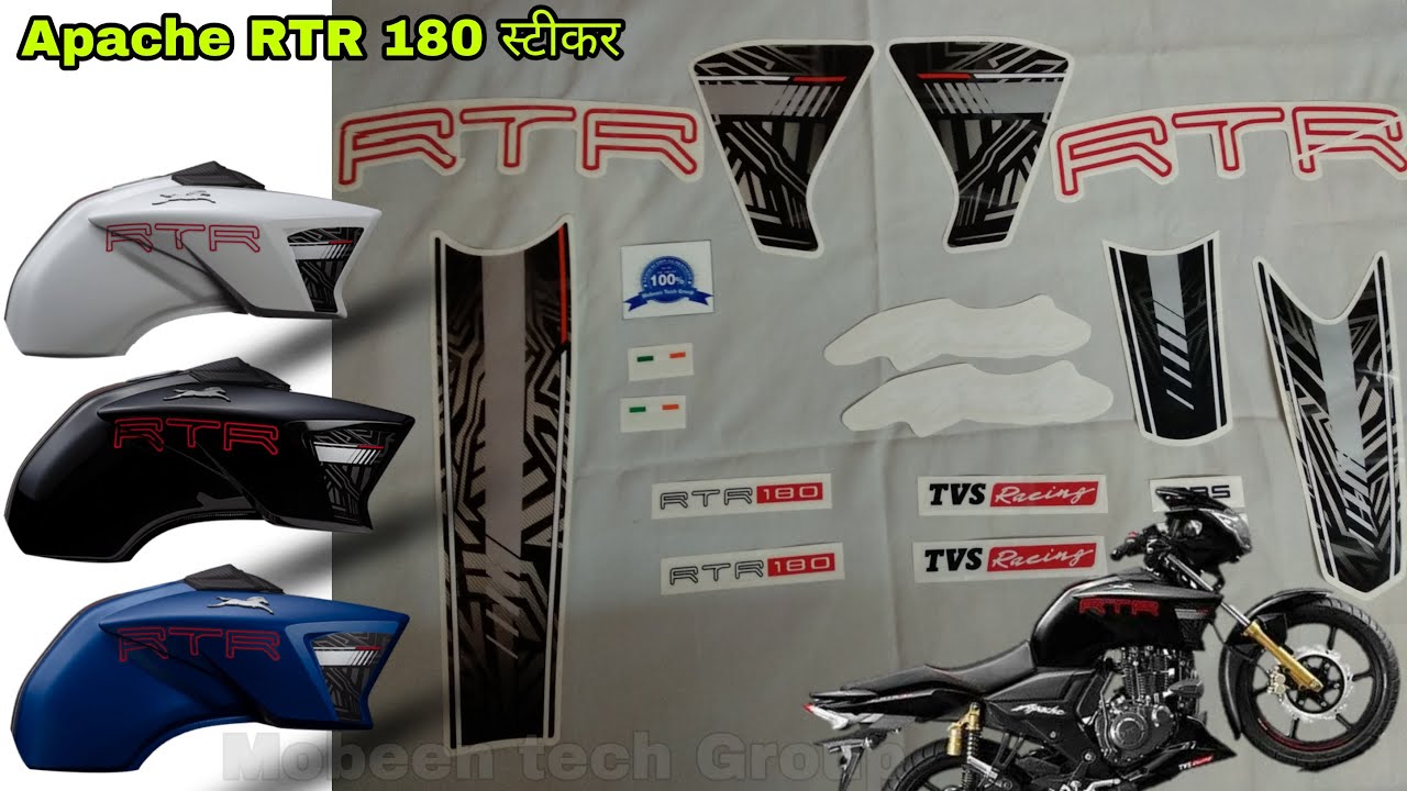Tvs Apache Rtr 180 Stickering