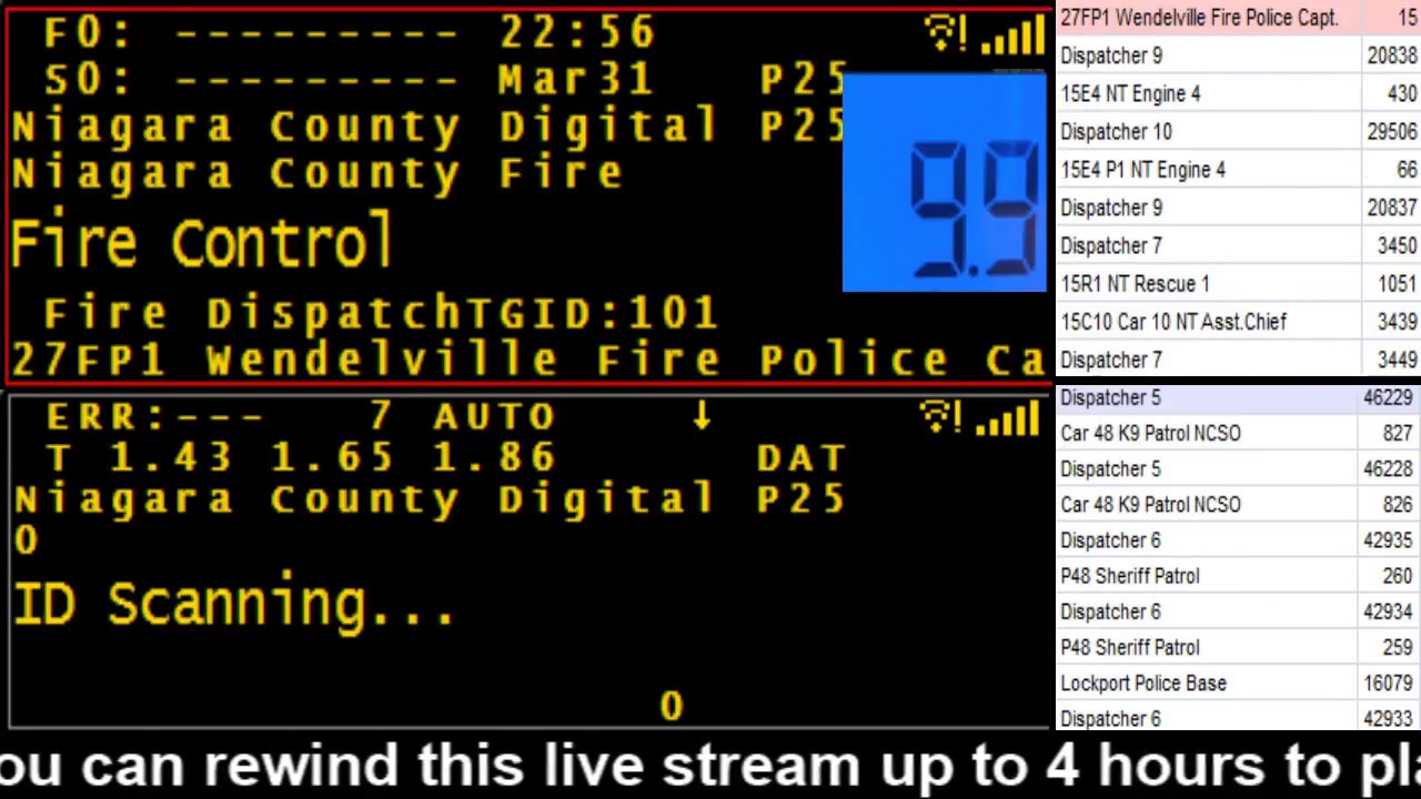 04/01/18 AM Niagara County Police & Fire Scanner Stream Fire Wire - YouTube