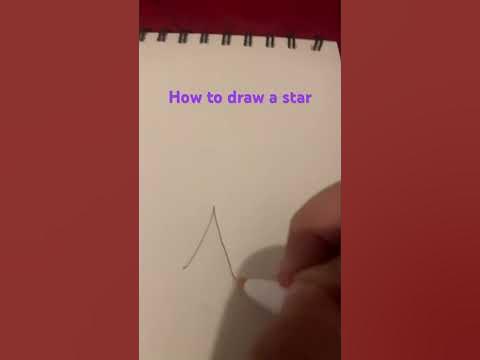 How to draw a star - YouTube