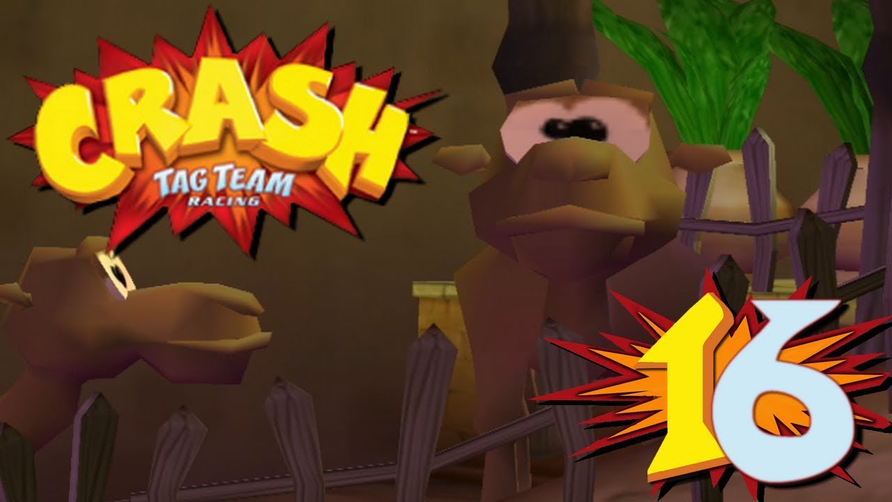 Crash Tag Team Racing : Tomb Town | Episode 16 - YouTube