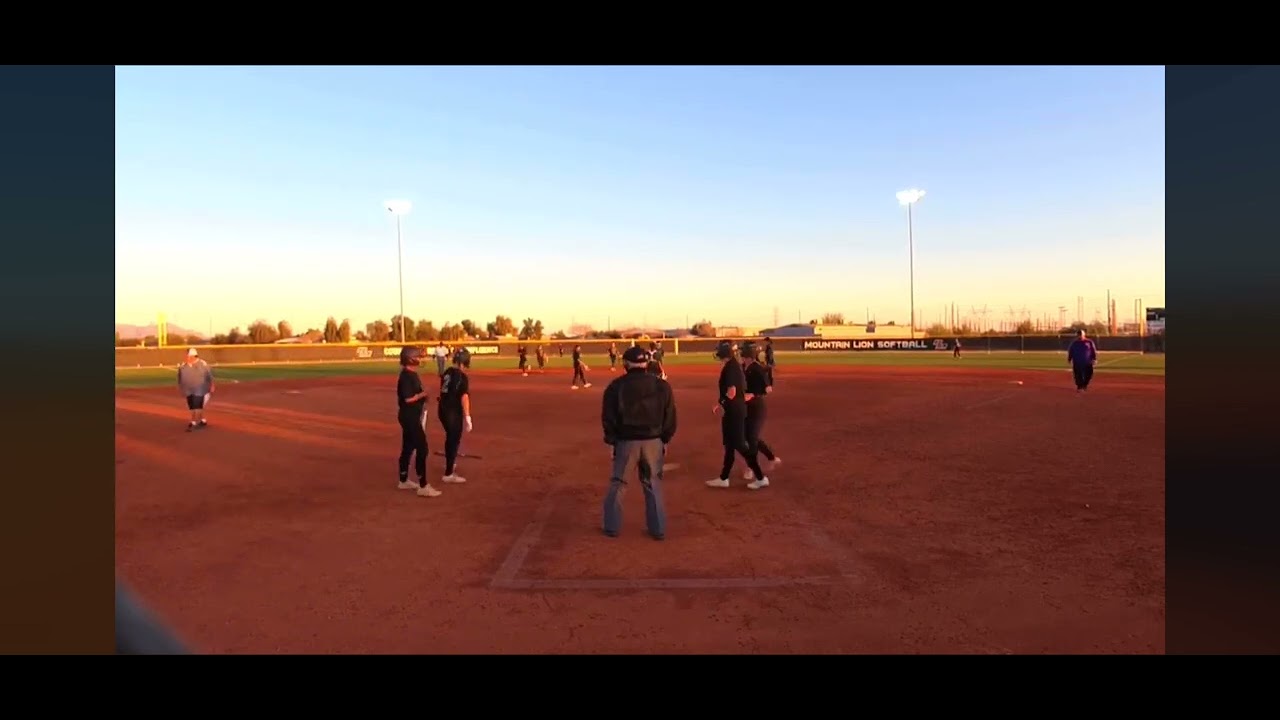 Home run Queen Creek High School vs Basha 2/26/2022 - YouTube