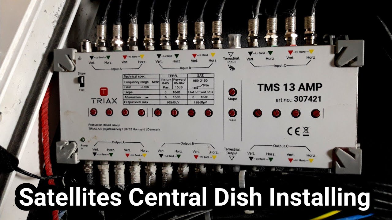 How To Amplifier Switch Satellite Dish Installing | ডিস এমপ্লিফায়ার ...