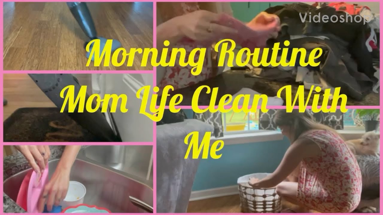 Morning Routine Clean With Me - YouTube