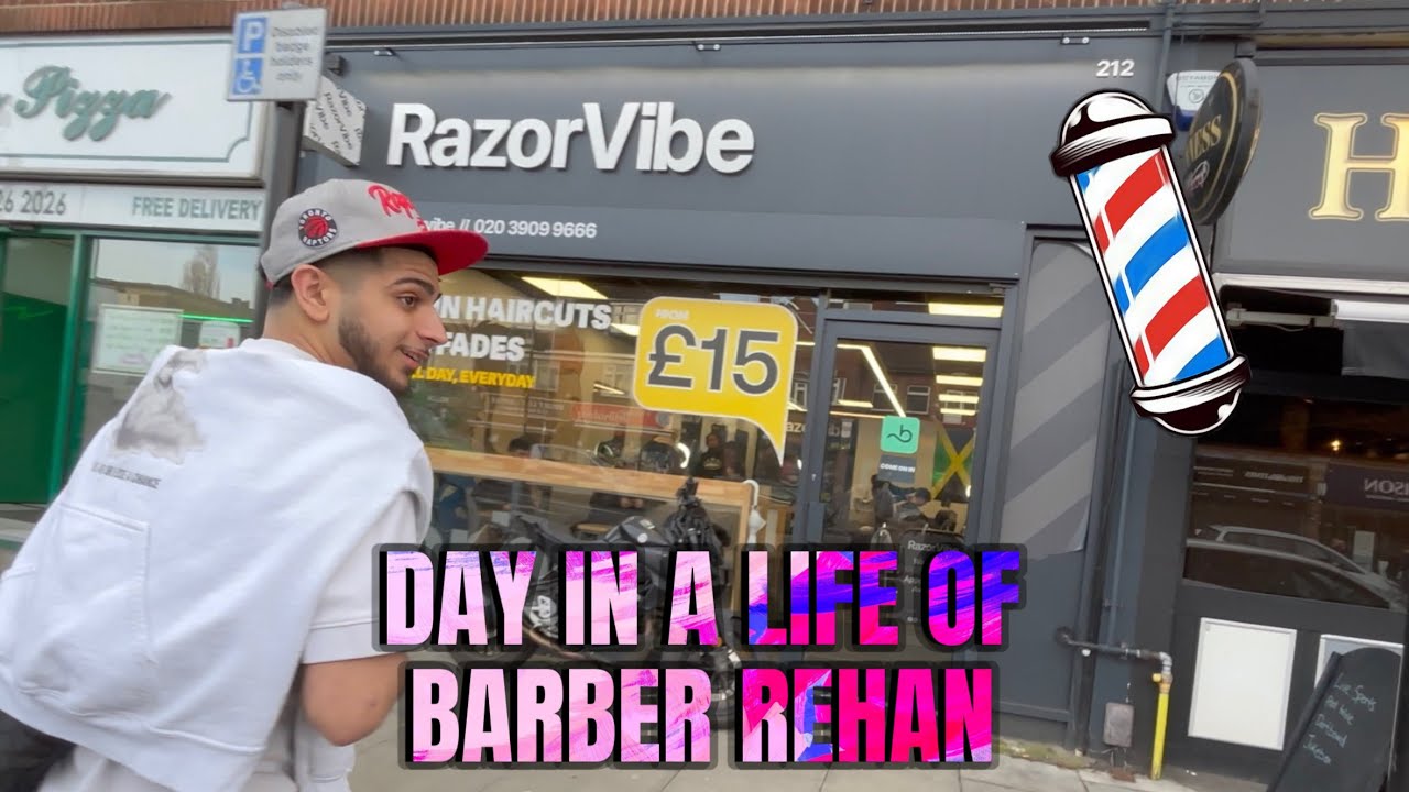 Day In A Life Of A Barber | Barber Rehan - YouTube