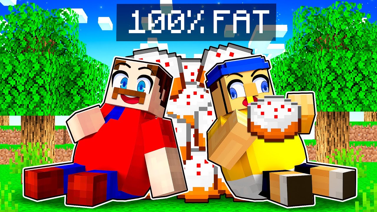 Jeffy Got 100% FAT in Minecraft! - YouTube