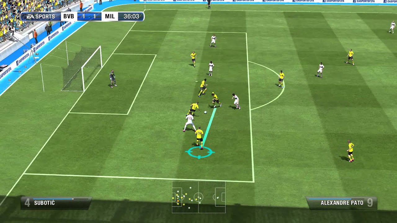 Fifa 13 Demo #001 [Full-HD] BVB 09 vs ACM 1899 - YouTube