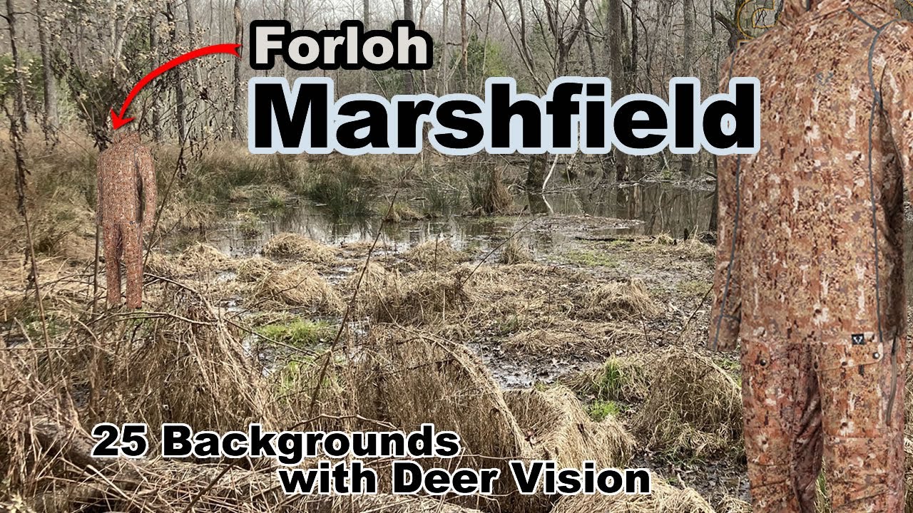 Forloh Marshfield hunting camo in Human and Deer Vision on 25 ...