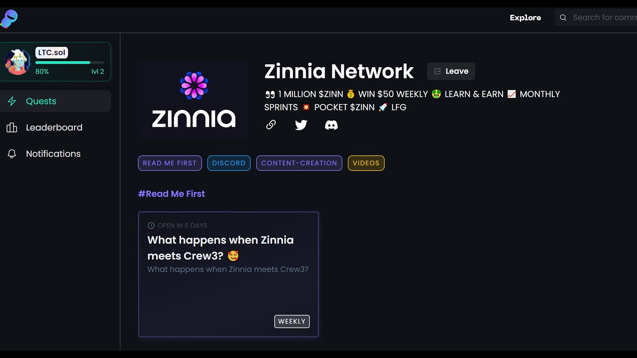 zinnia network - YouTube