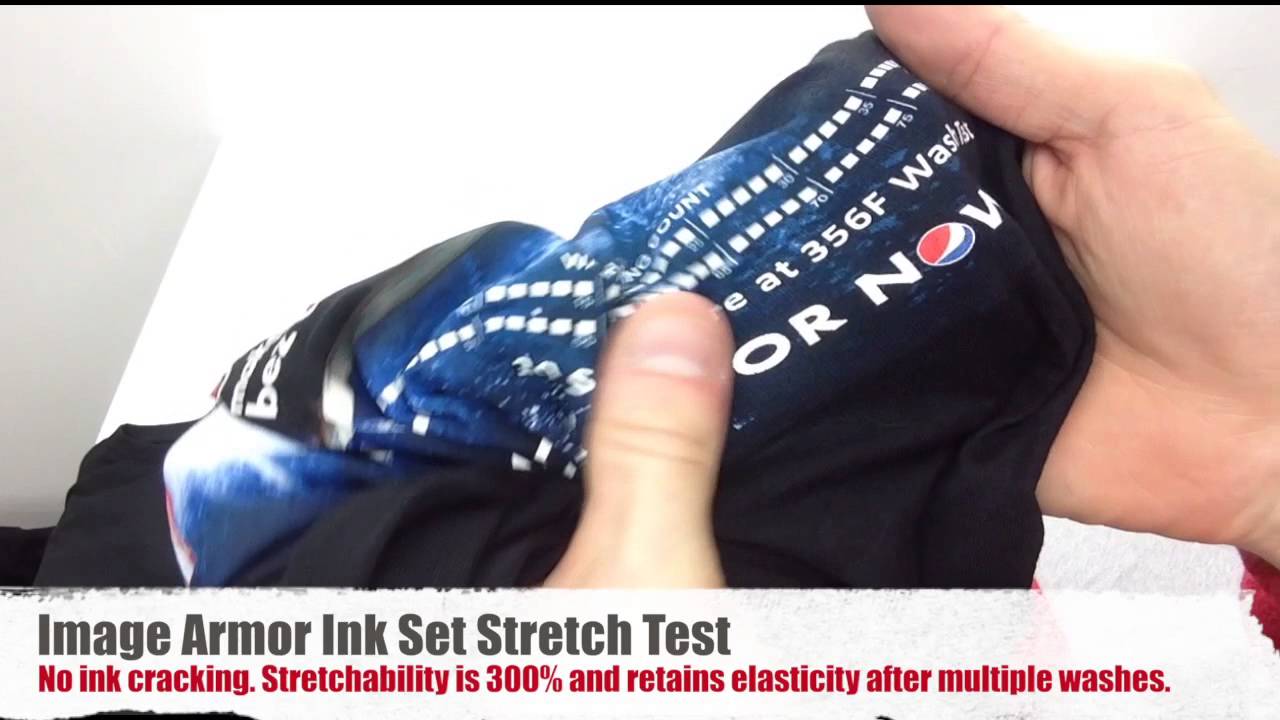 Image Armor Ink Stretch Test - YouTube