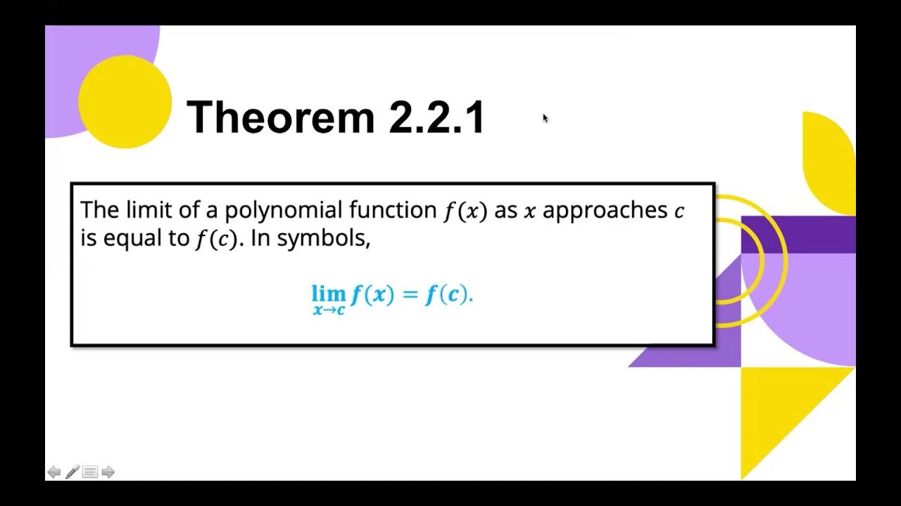 EVALUATING LIMITS OF A POLYNOMIAL FUNCTION - YouTube