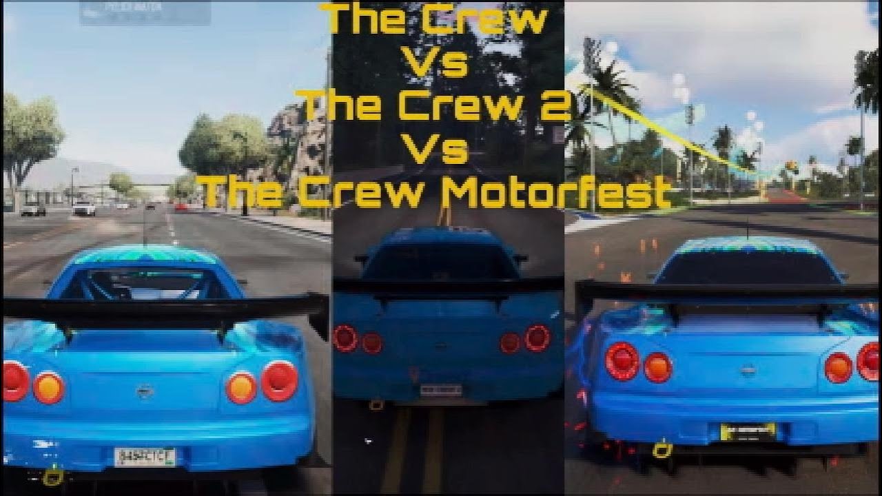 The Crew 1 Vs The Crew 2 vs The Crew Motorfest, Experience - YouTube