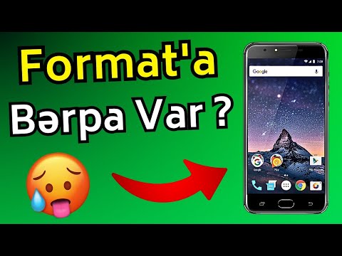 Hər Şey Qayıtdı 🤩 Format Olunmuş Telefon Silinmiş Şekilleri Qaytarmaq