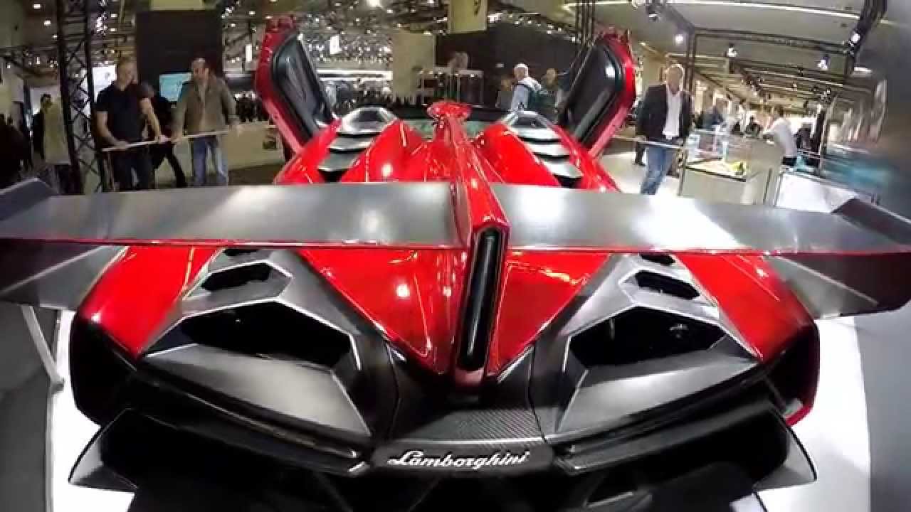 Lamborghini Veneno Roadster Hypo Car Techno Classica Essen 2015 - YouTube