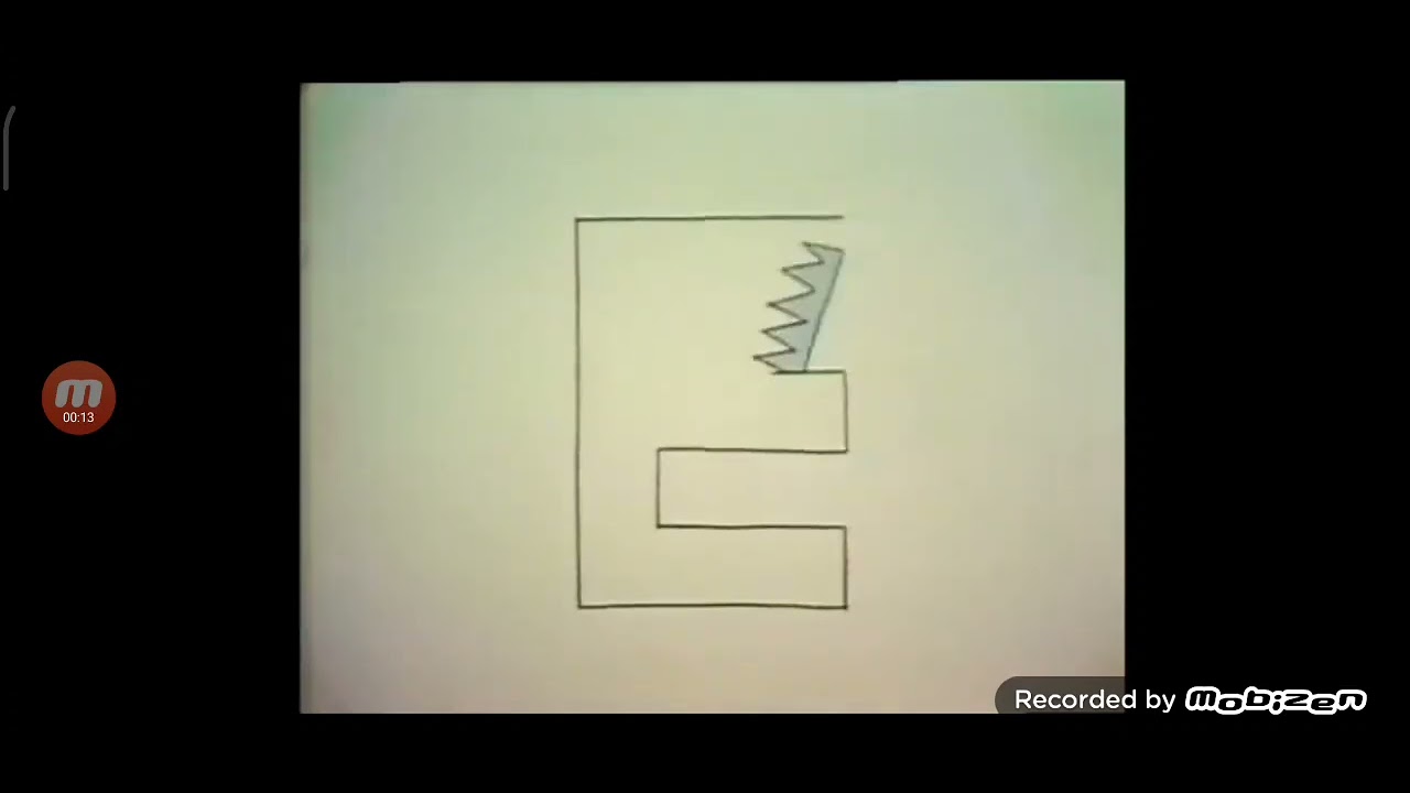 Sesame Street: A man saws a Letter E Through the Wall. - YouTube