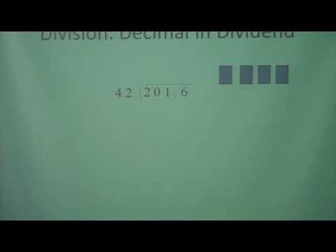 Double-Digit Division: Whole numbers and decimals - YouTube
