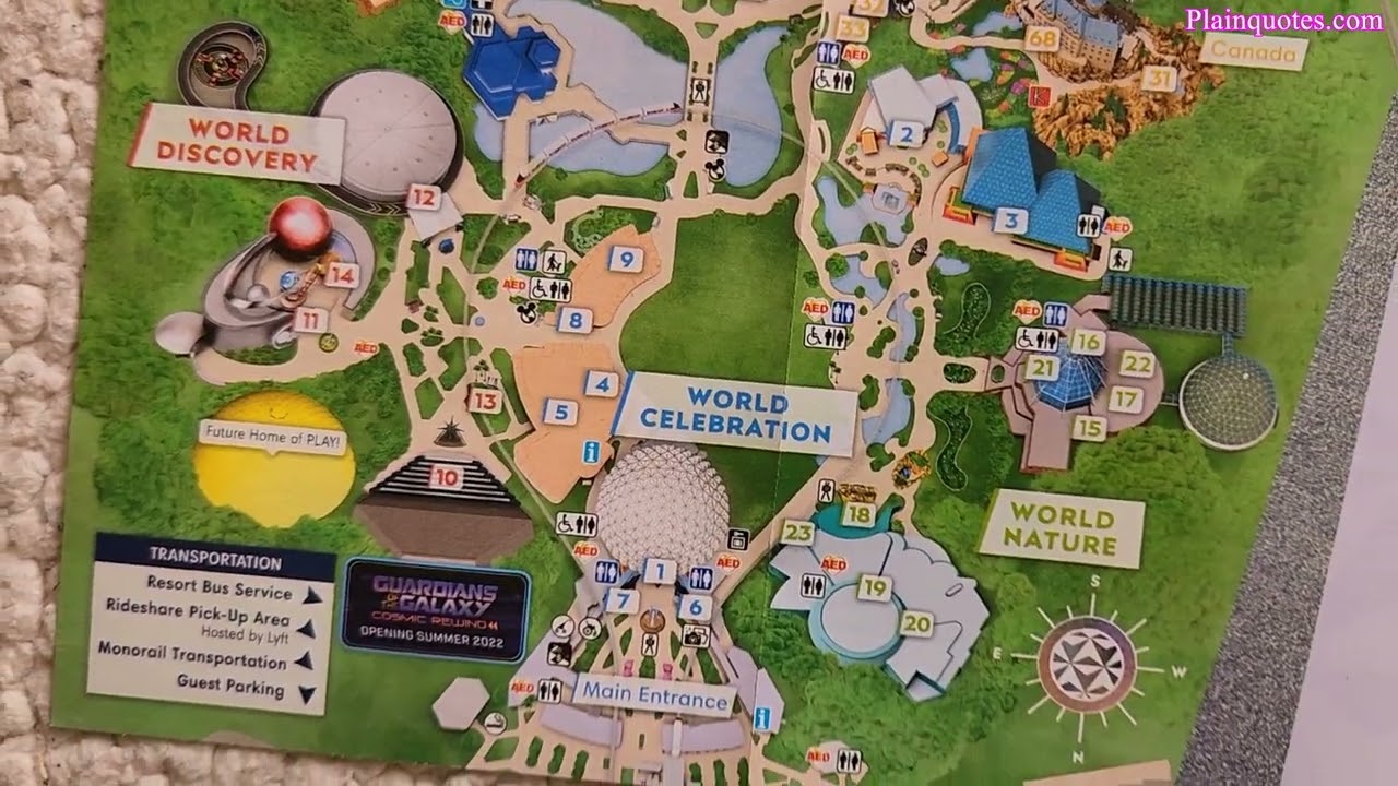 Mission Space Epcot Map