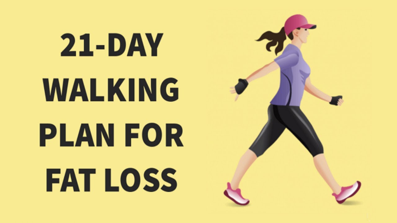 21 Day Walking Plan For Fat Loss | Walking Lose Weight | Lose Weight ...