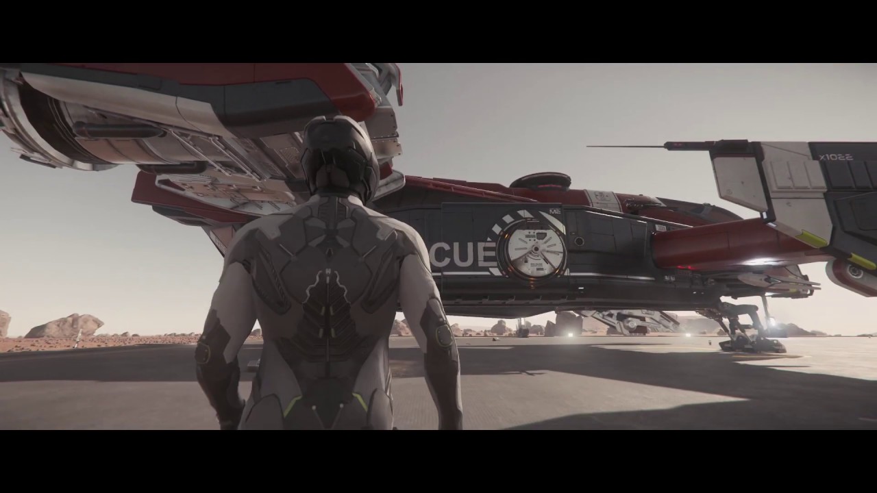 Star Citizen - First Flight - Drake Cutlass Red - YouTube