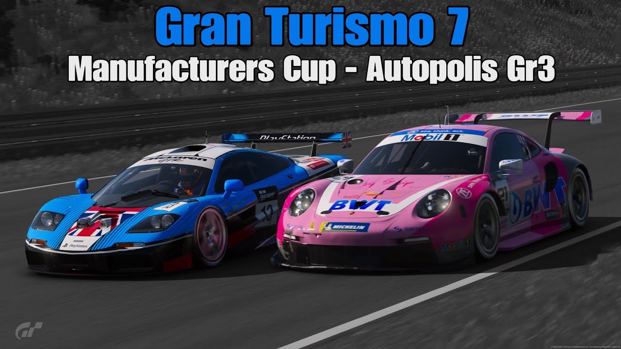 Gran Turismo 7 Manufacturers Cup - F1 GTR at Autopolis - YouTube