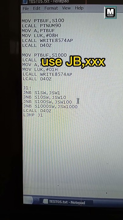 Ep.909/MCS-51 Assembly Coding/Tutorial/ How to make Gas price led Part.10 ทำป้ายled ราคาแก๊ส ...