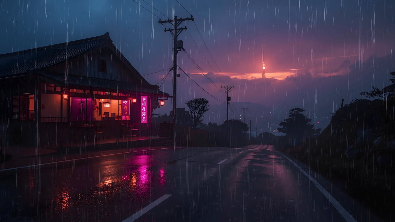 Classic 90s Tokyo Rain at Sunset — Nostalgic Lofi Beats for Deep Work ...