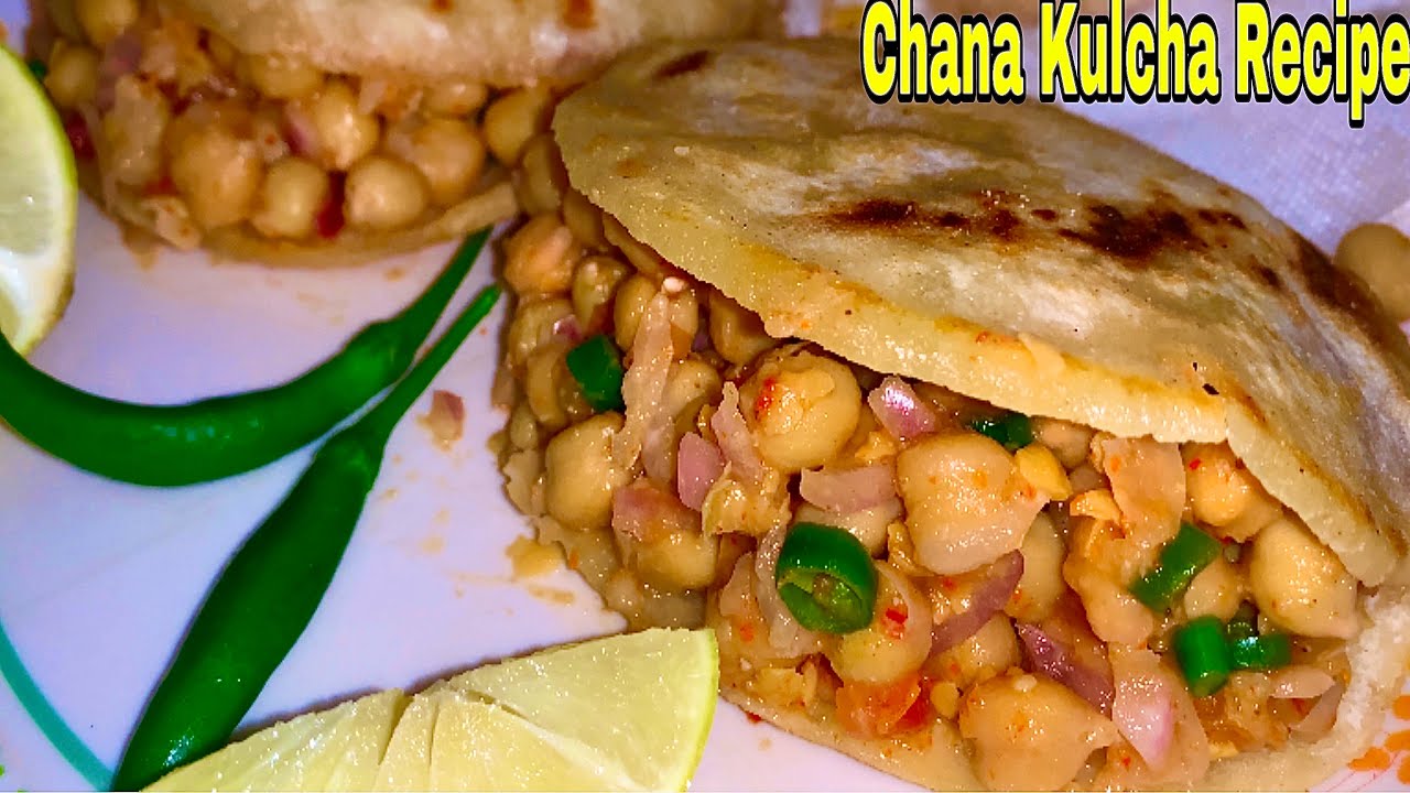 CHOLLE KULCHE/ Chana Kulcha Recipe/ kulche without oven/चना kulcha STREET STYLE chana kulcha ...