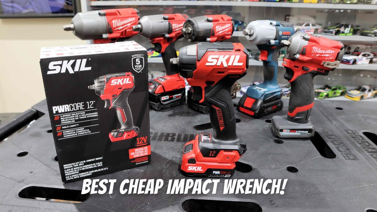 SKIL PWRCore 12V Brushless Impact Wrench [+Milwaukee Stubby Impact ...