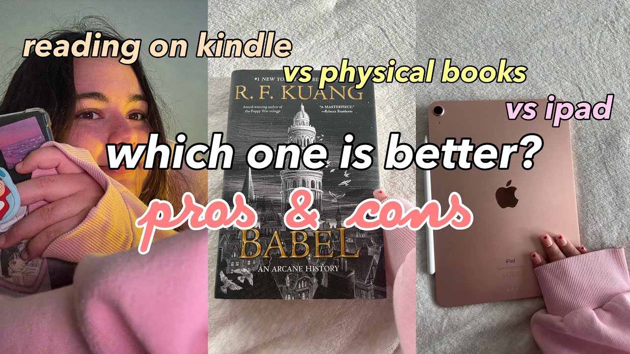 reading kindle / ipad / physical books for a week and seeing which one ...