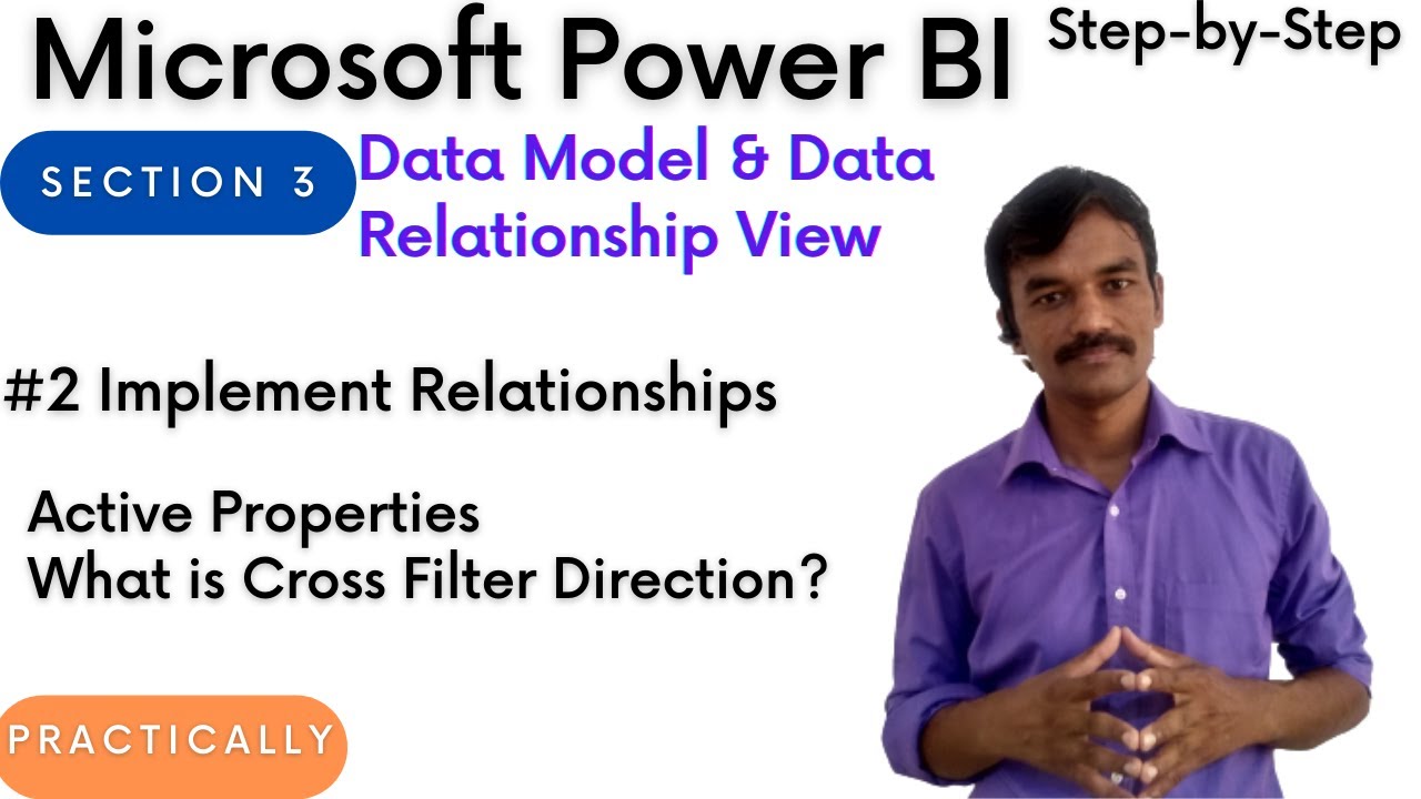 #24 Cross filter direction | Active Properties | Power BI Full Course ...
