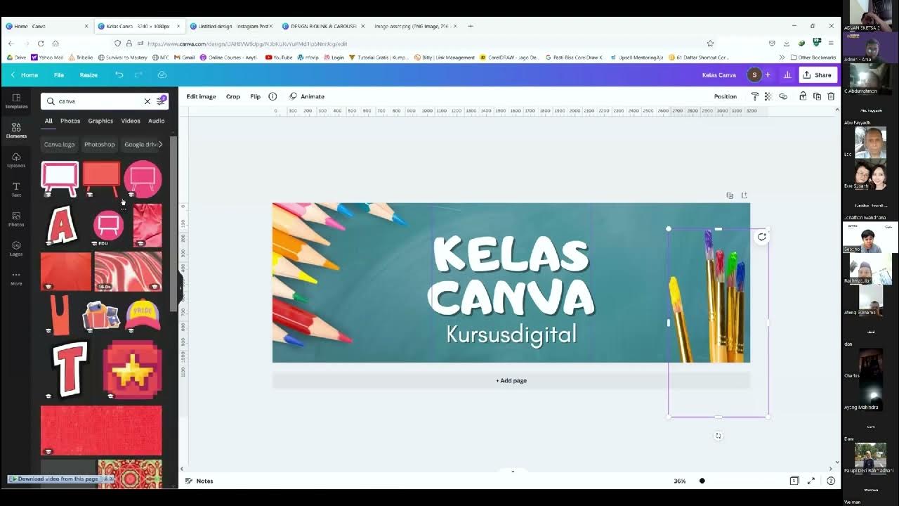 Jago Desain Canva Dalam 1 Jam (Canva Mastery) - Webinar Kursus Digital ...